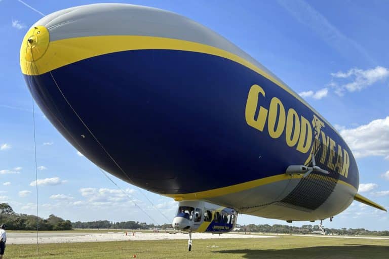 The iconic Goodyear Blimp is 100. To celebrate, a flight over Ohio ...