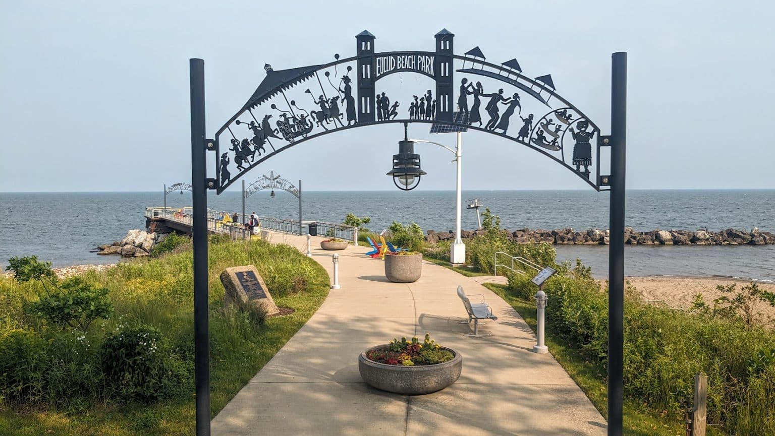 After years of collisions, iconic Euclid Beach Arch being moved – The Land